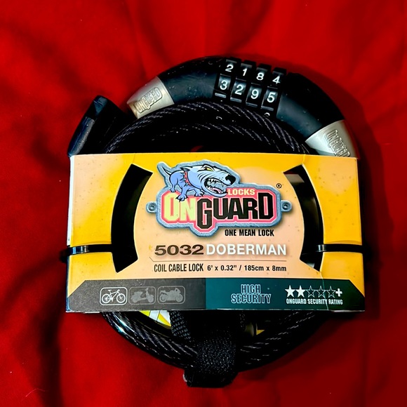 OnGuard Locks | Other | New Bike Lock Coil Cable Lock 6 Long | Poshmark